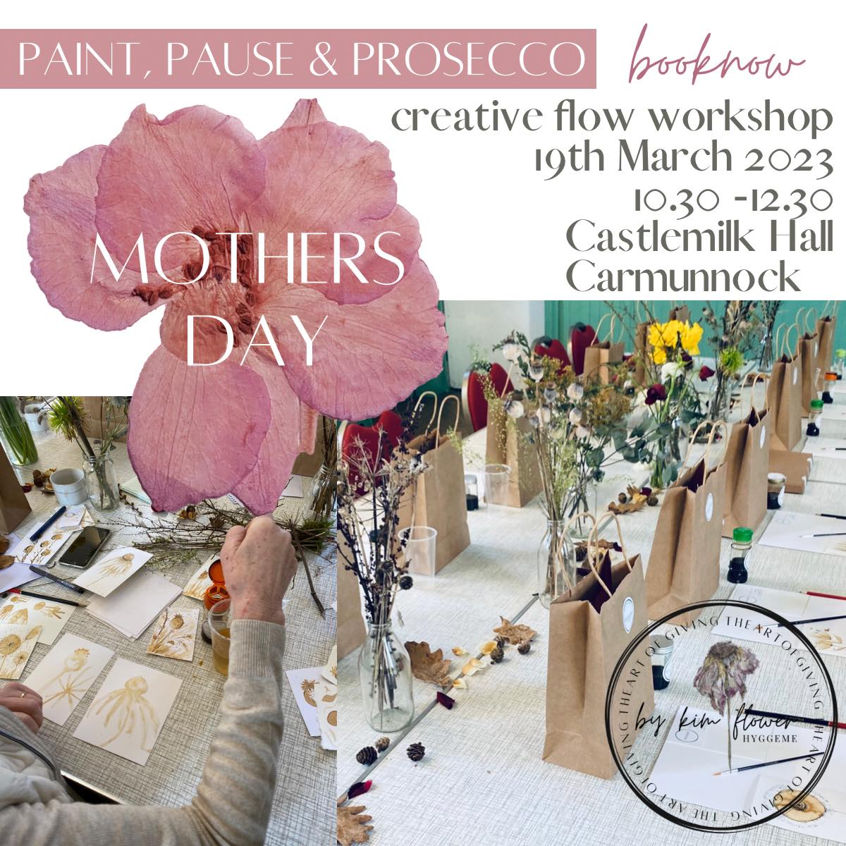 Paint, Pause and Prosecco | Carmunnock