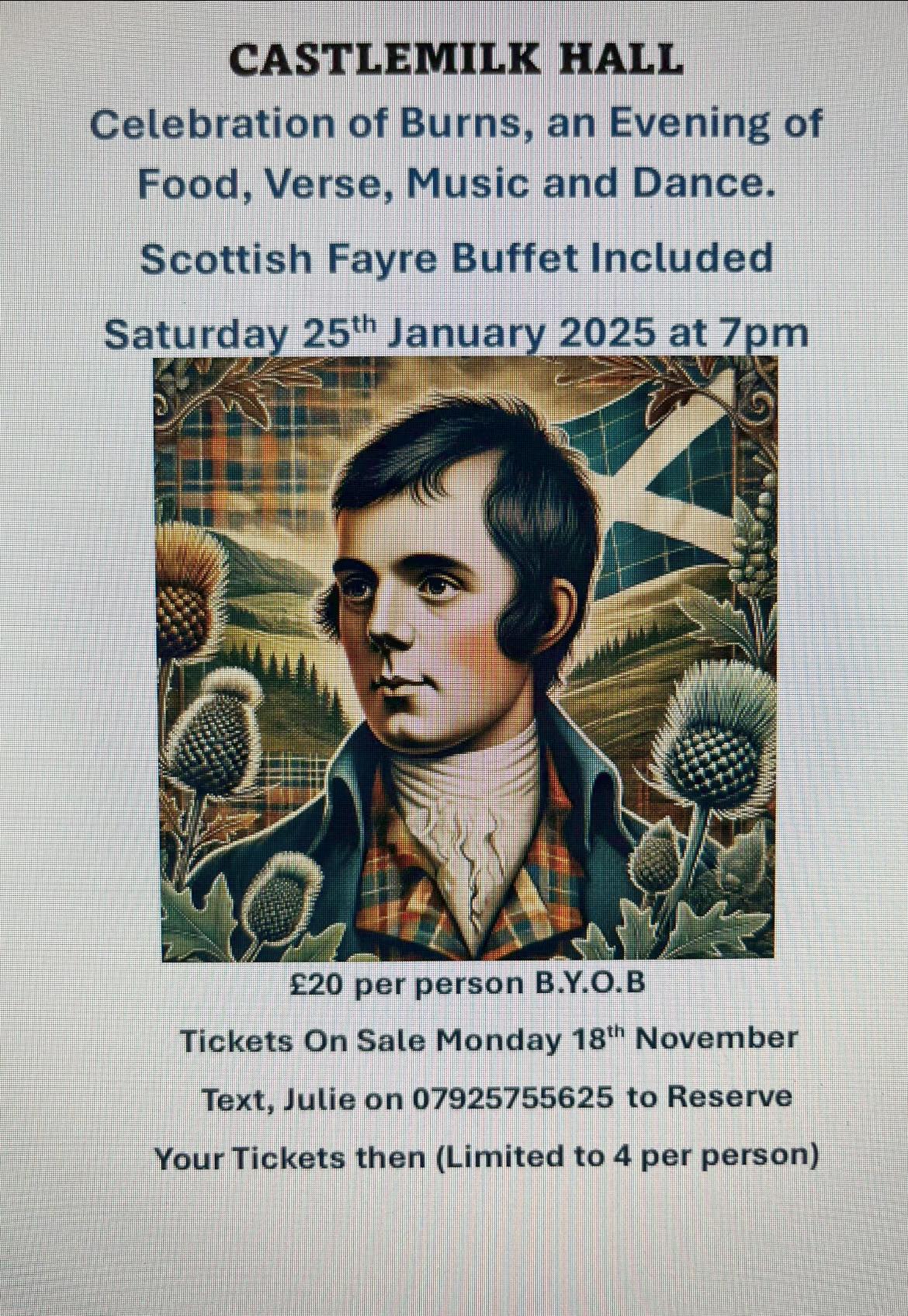 Burns Night 2025 | Carmunnock